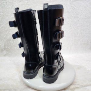 Demonia | Shoes | Demonia Riot8bk 18 Eyelet Unisex Steel Toe Knee Boot ...